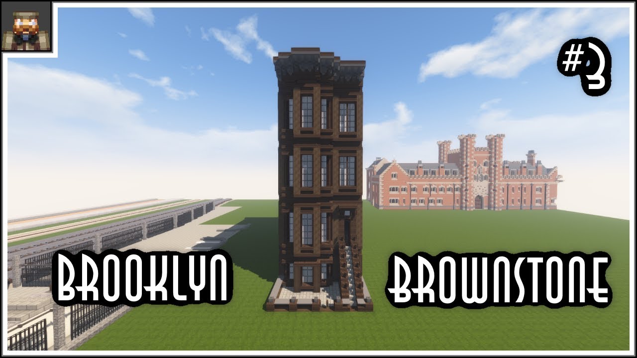 Minecraft - Brooklyn Brownstone Townhouse #3 - YouTube