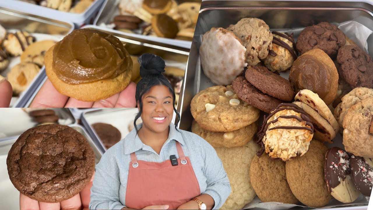 Putting Together My Christmas Cookie Box - YouTube