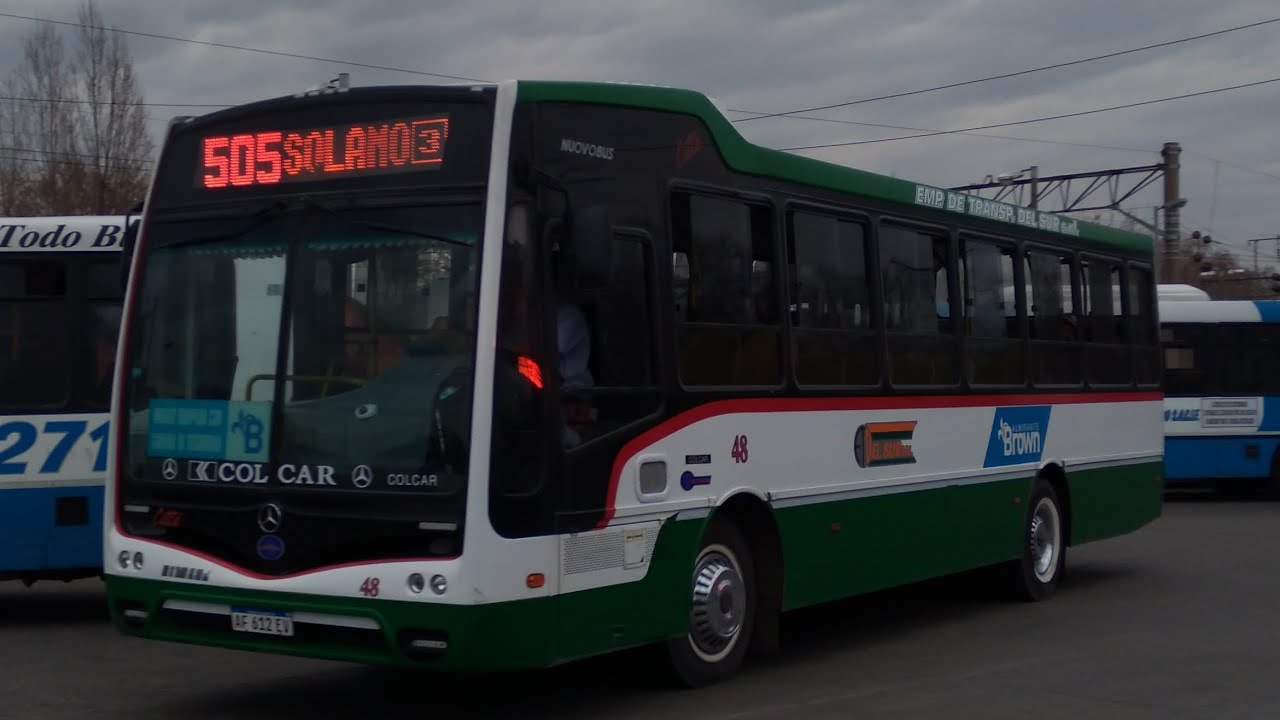 Línea 505 interno 💎48💎 Nuovobus Citta OF1621 sin aire acondicionado ...
