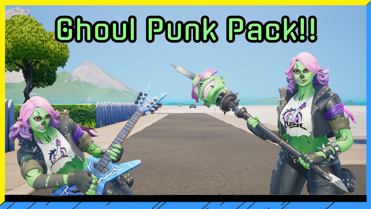 Fortnite Ghoul Punk Pack Review!!! - YouTube