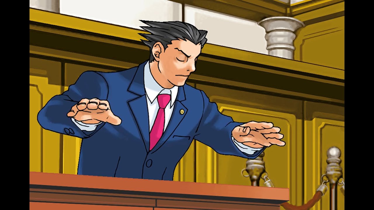 [objection.lol] Phoenix uses 100% of his brain and Edgeworth gets mad ...