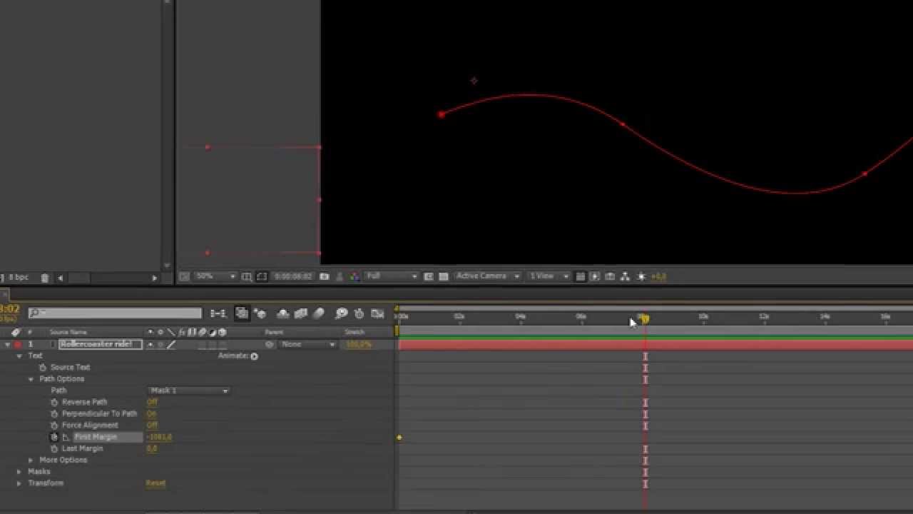 After Effects path text - YouTube