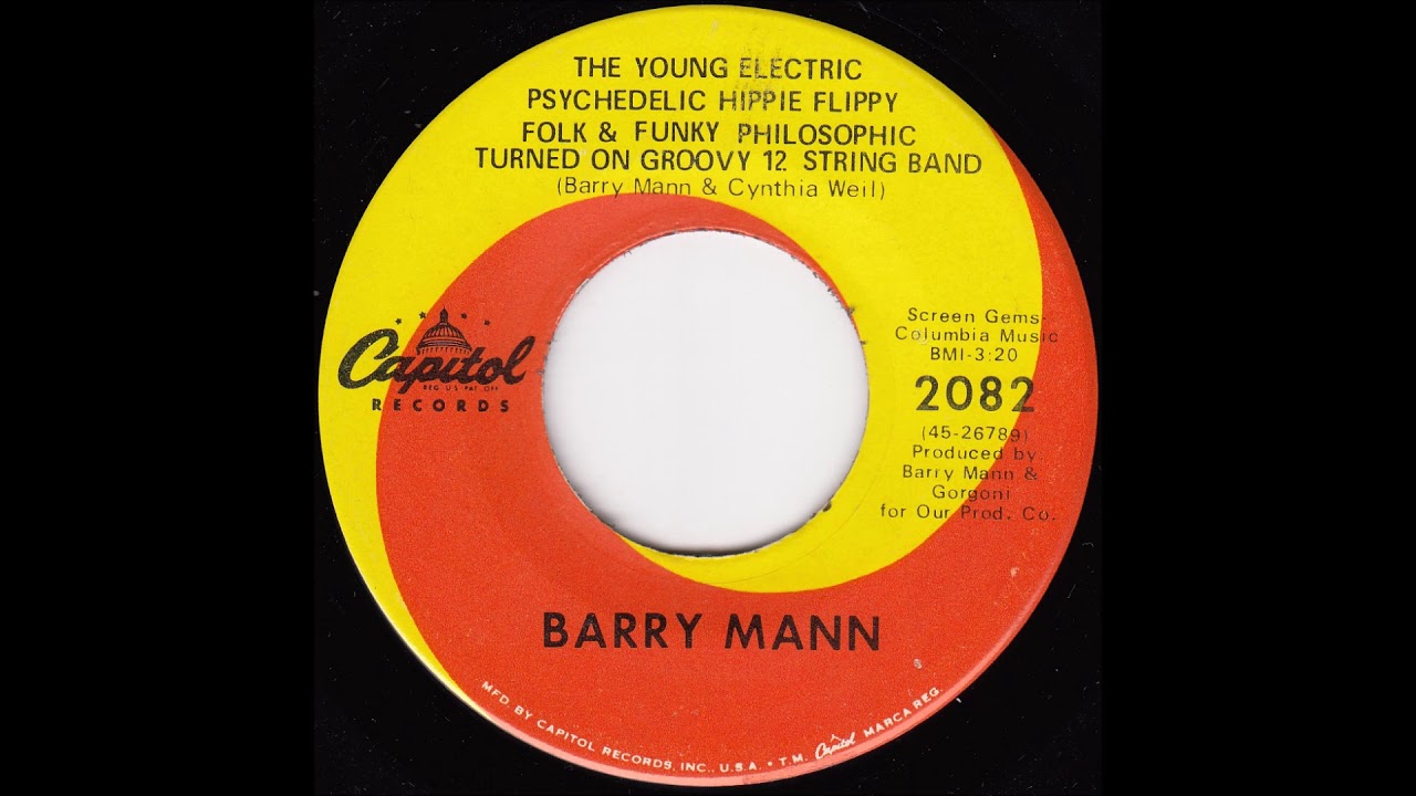 Barry Mann - The Young Electric Psychedelic Hippie - YouTube