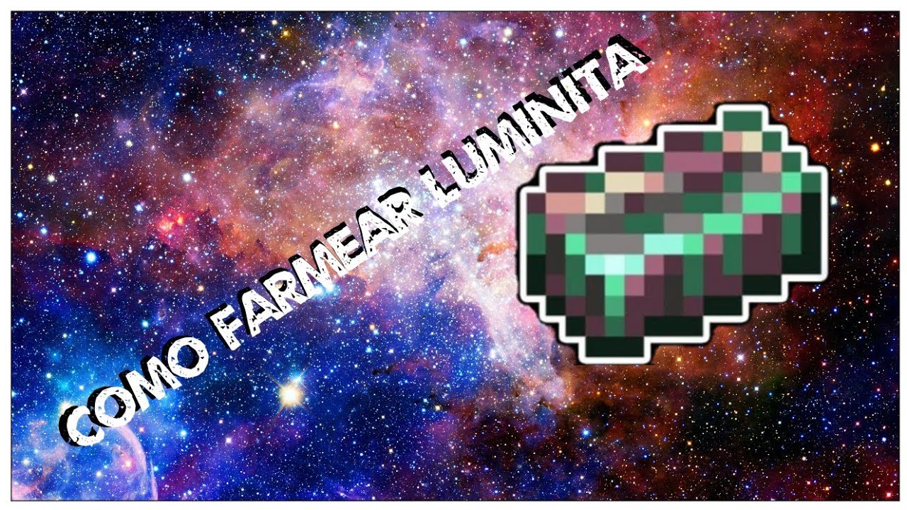Como consegir LUMINITA fácil terraria - YouTube
