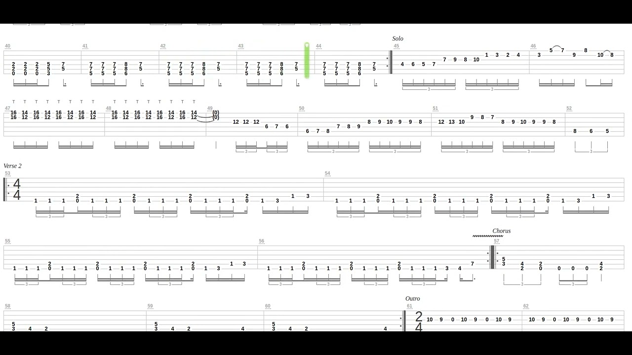 Still Tab by Fire Prism + Guitar only + Guitar tab - YouTube
