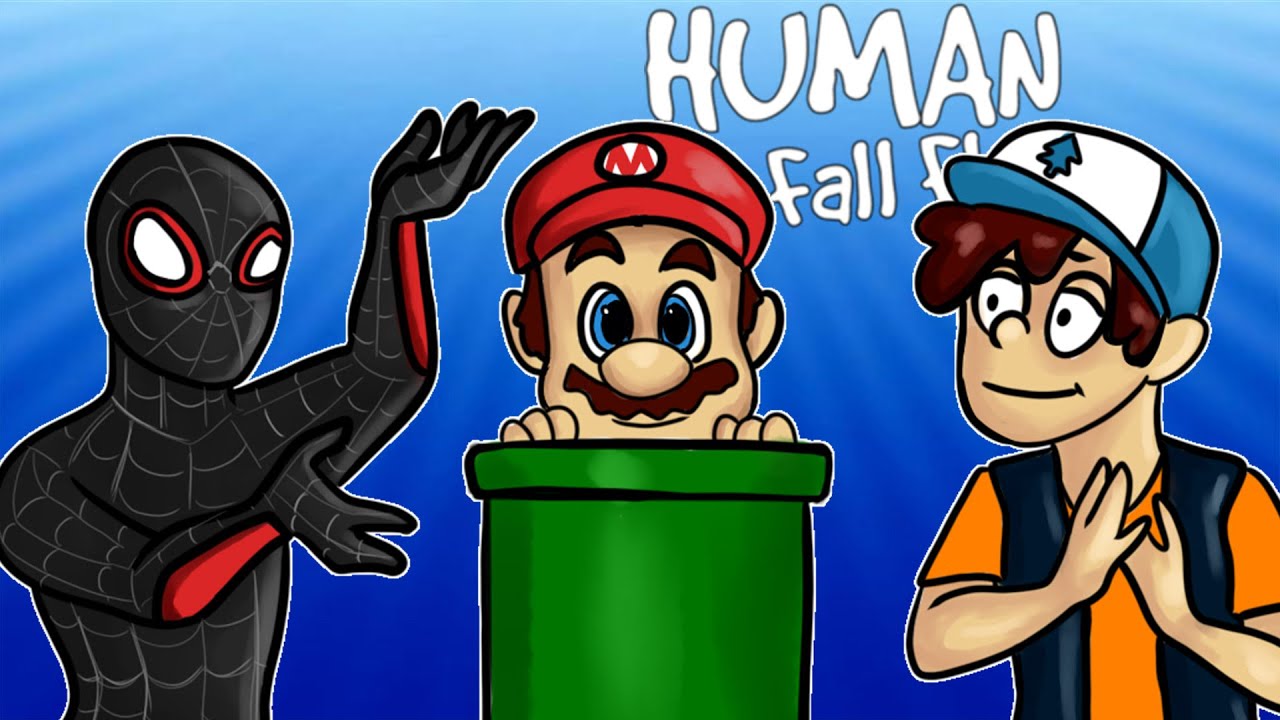 TO JA! MARIO! W HUMAN FALL FLAT! - YouTube