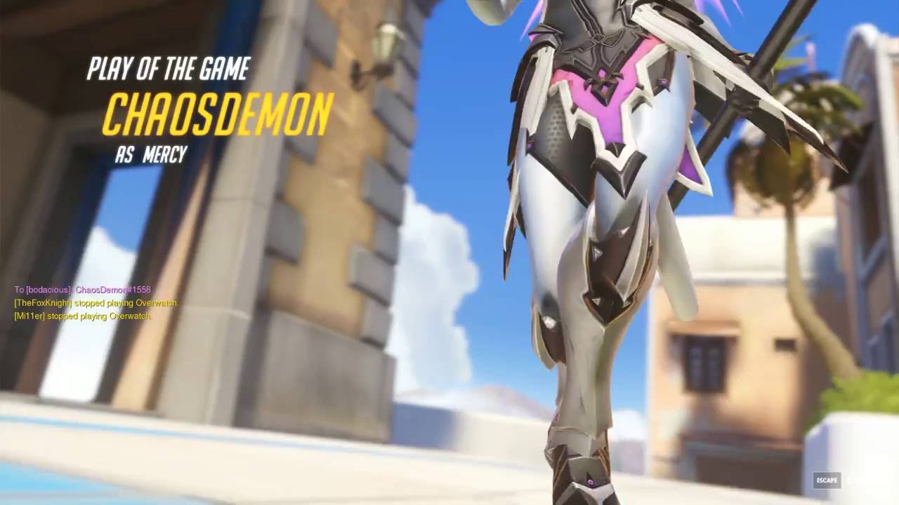 Overwatch Mercy (Play of The Game #11 / 5 Man Revive) - YouTube