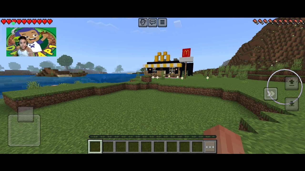 Protegendo o McDonald's do Grimace Shack no Minecraft PE - YouTube