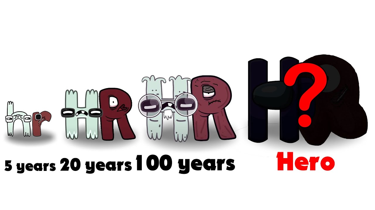 Alphabet Lore Comparison - ALL Phases of Alphabet Lore Characters From ...