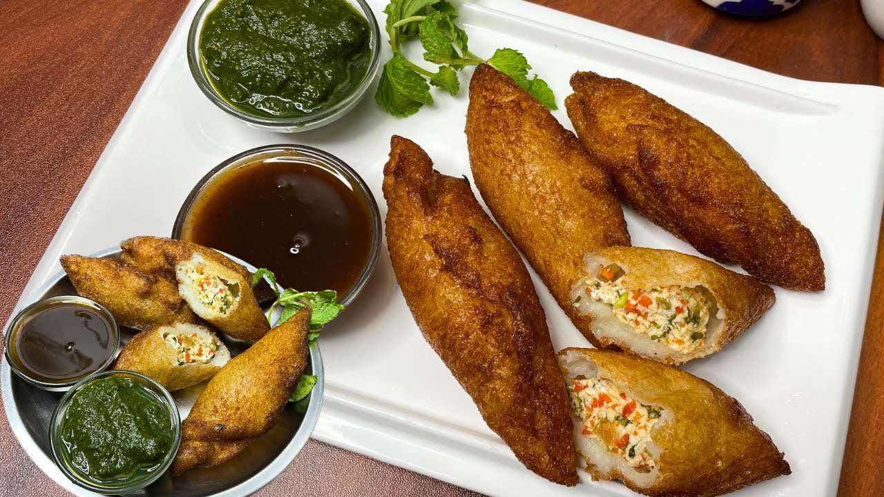 Dahi Ke Sholay / Easy Snack Recipe / दही के शोले / Curd Kebab Rolls ...