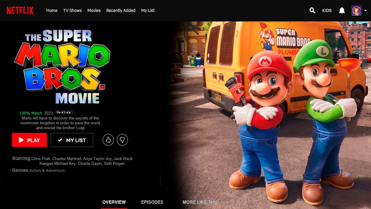 ¡OFICIAL! MARIO LA PELÍCULA EN NETFLIX y NUEVOS ADELANTOS - YouTube