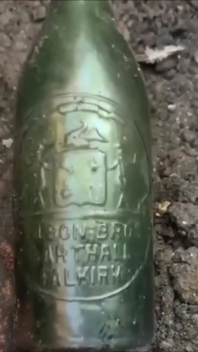 Neilson brothers falkirk beer bottle found bottle digging scotland - YouTube