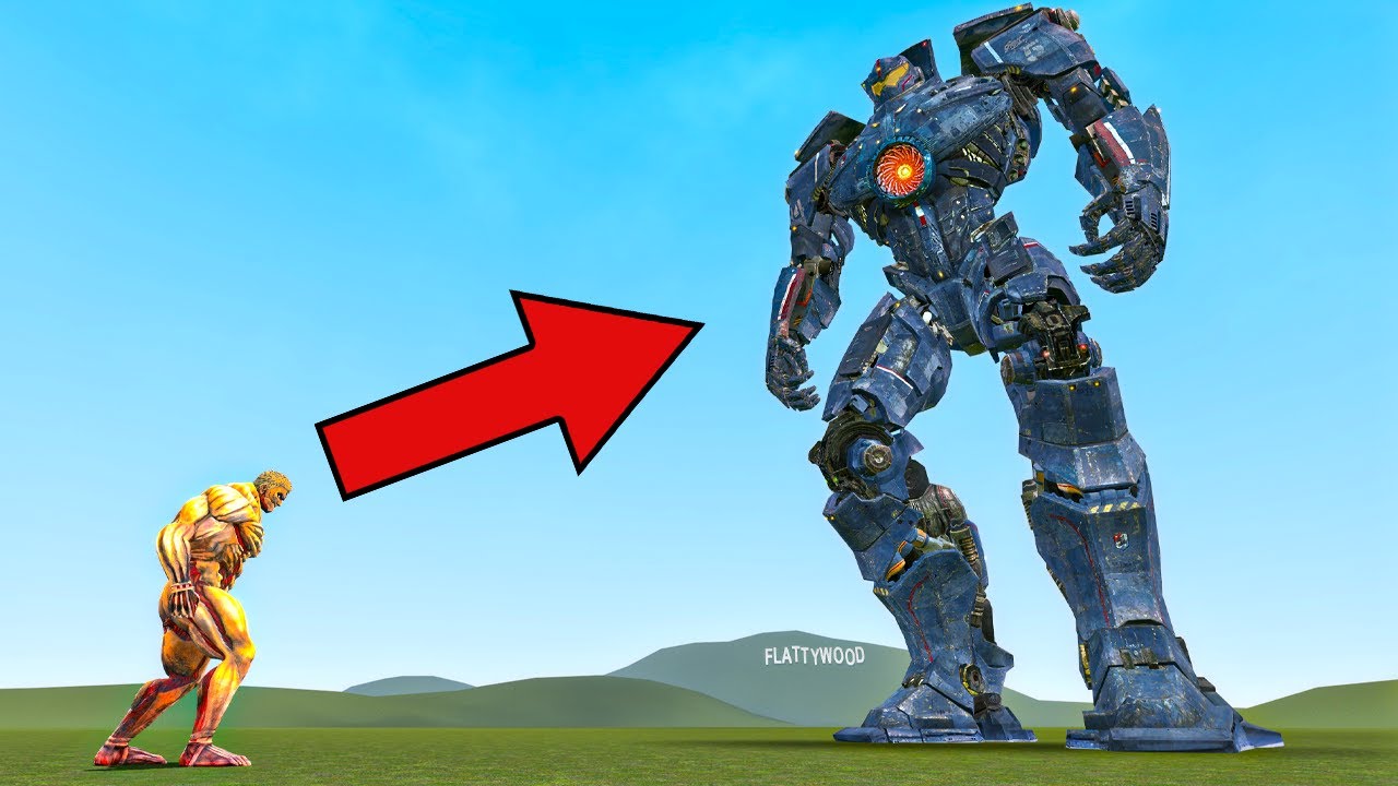 Colossal Titan Vs Gypsy Danger