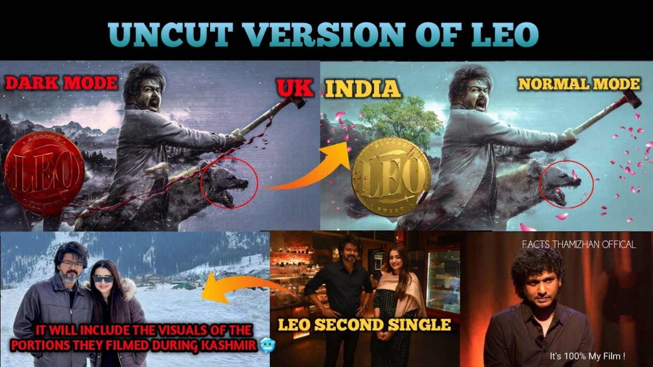 LEO & LCU |LEO Uncut Version|Thalapathy vijay | leo Second single ...