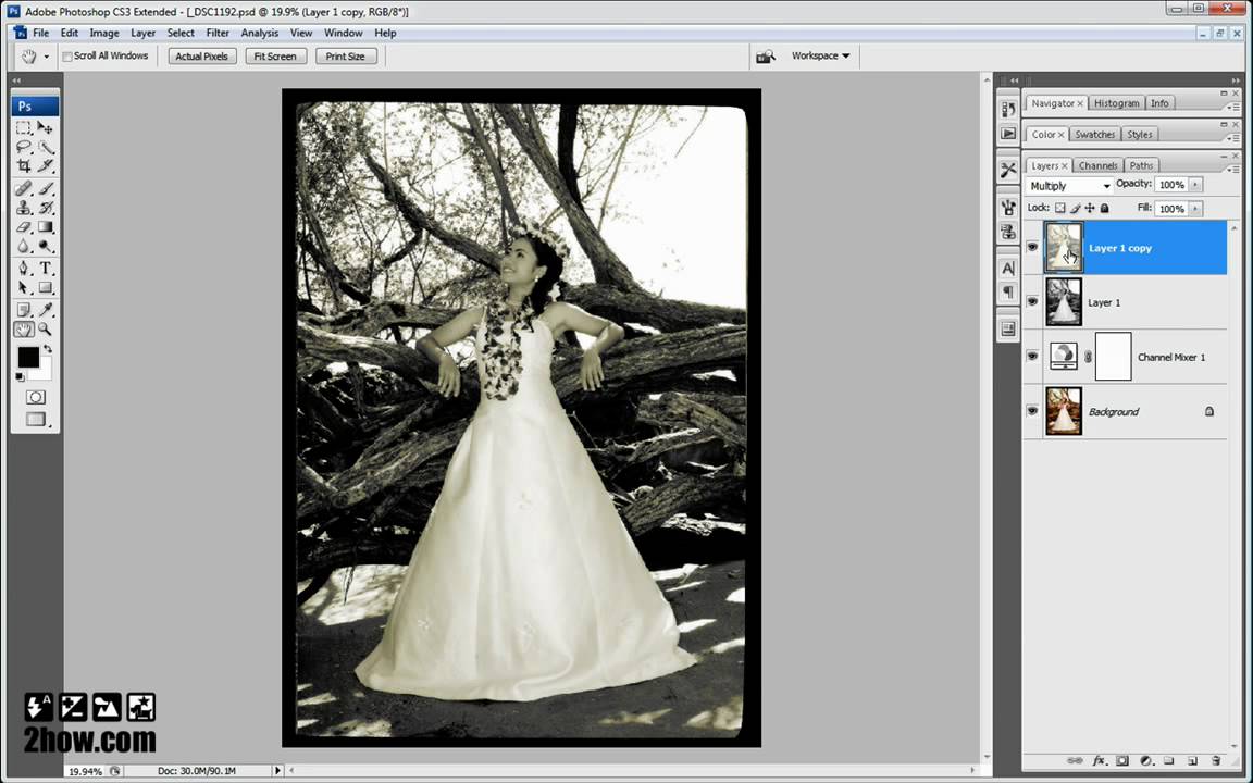 Rustica - How to Rustic filter with Photoshop CS3 - YouTube