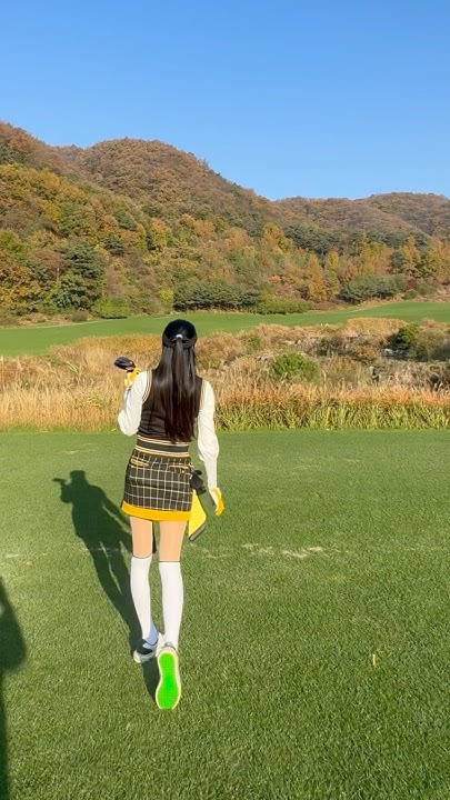 24 11 09 레인보우힐스cc 🌈 가을골프 레인보우힐스 아베스골프화 츄쿠츄 골프패션 Youtube