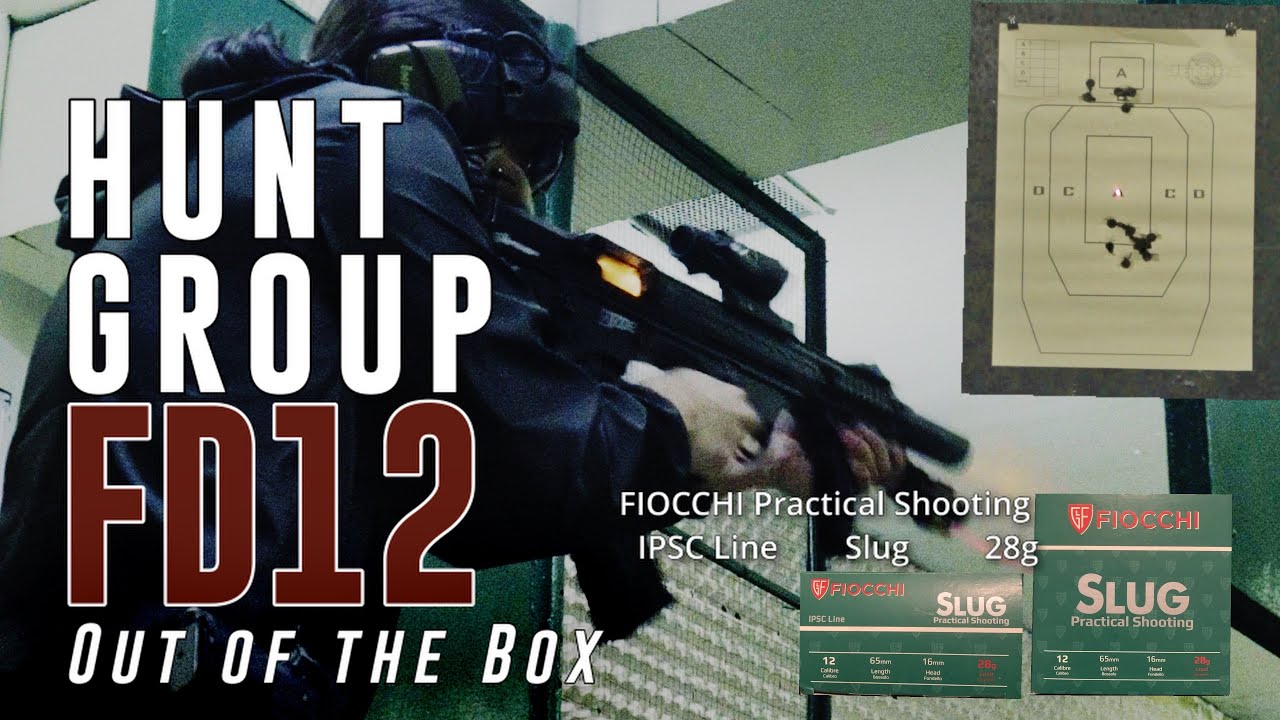 Hunt Group FD12 Shotgun First Shots Out of the Box with Buckshot and ...