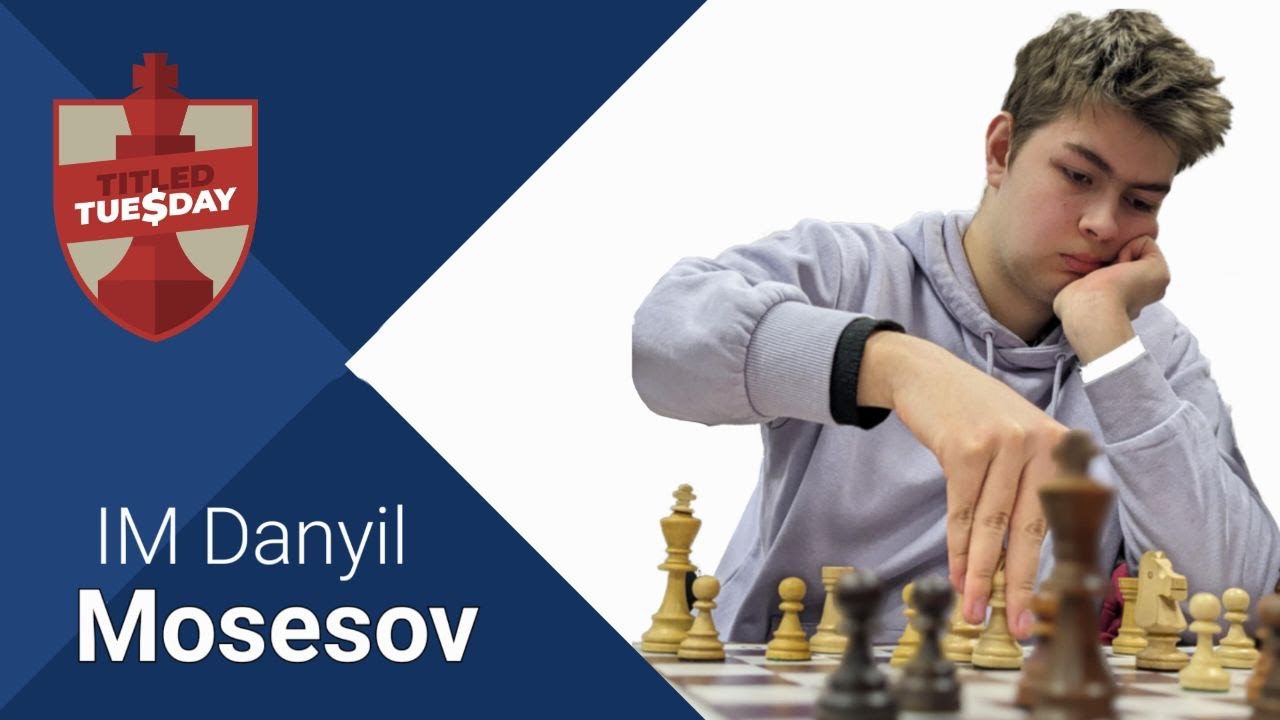 Титулований вівторок ♟️ Майстер Даниїл Мосесов грає в блискавичні шахи. 📅 20.02.24 - YouTube