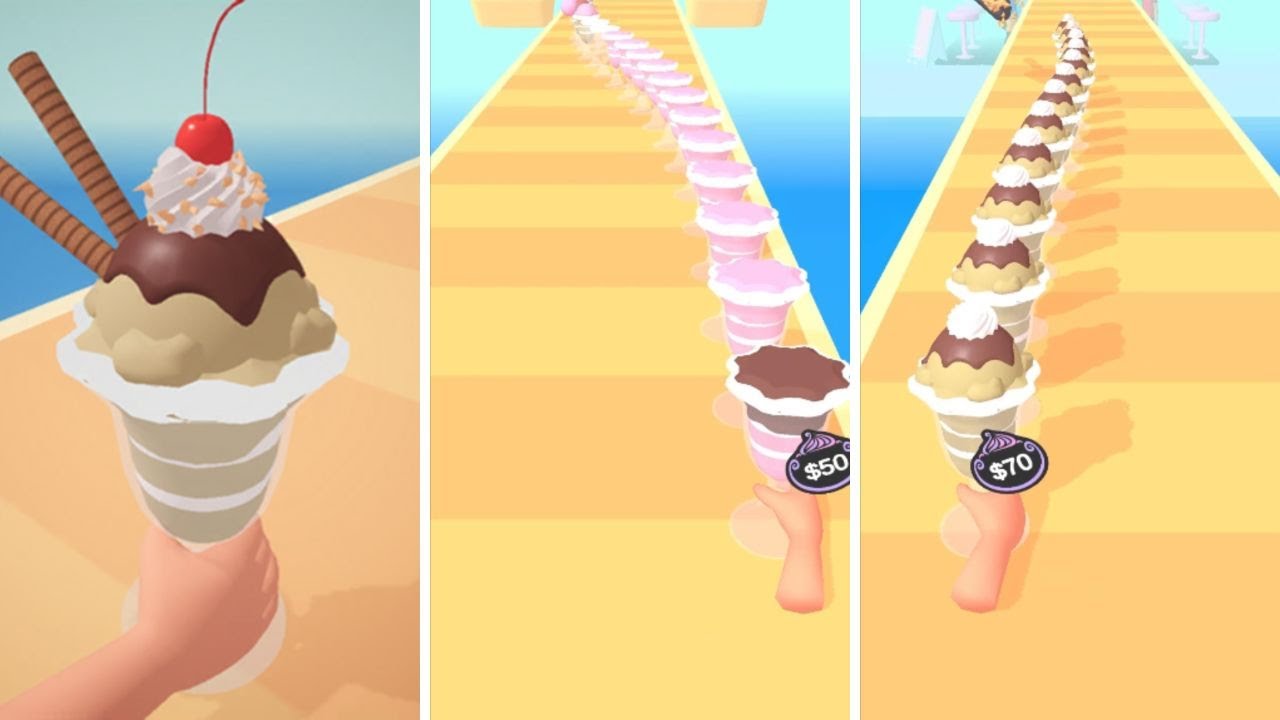 Icecream Stack 🍧🍨🍦 Mobile Gameplay iOS | Hyper Casual Games - YouTube
