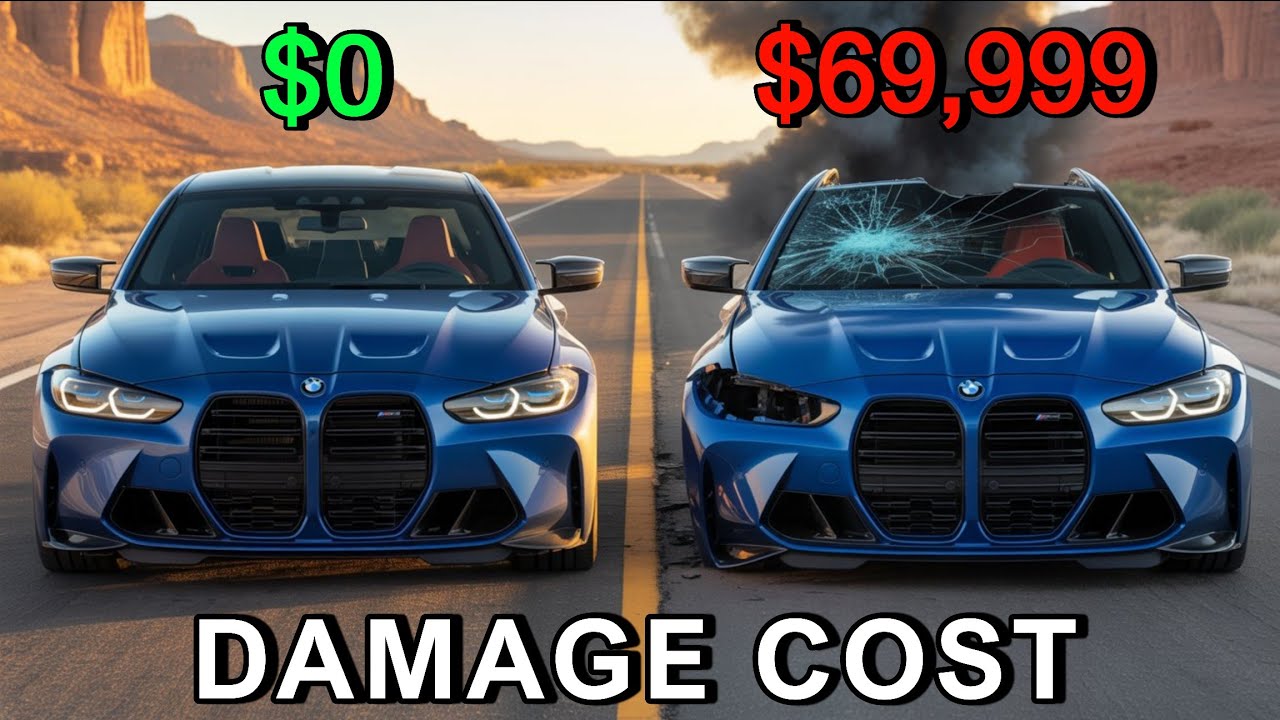 Realistic Crashes BeamNG Drive Damage Cost BMW M3 G80 | Epic Wallet ...