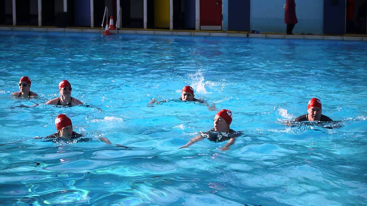 Crisis Winter Swim Jump - YouTube