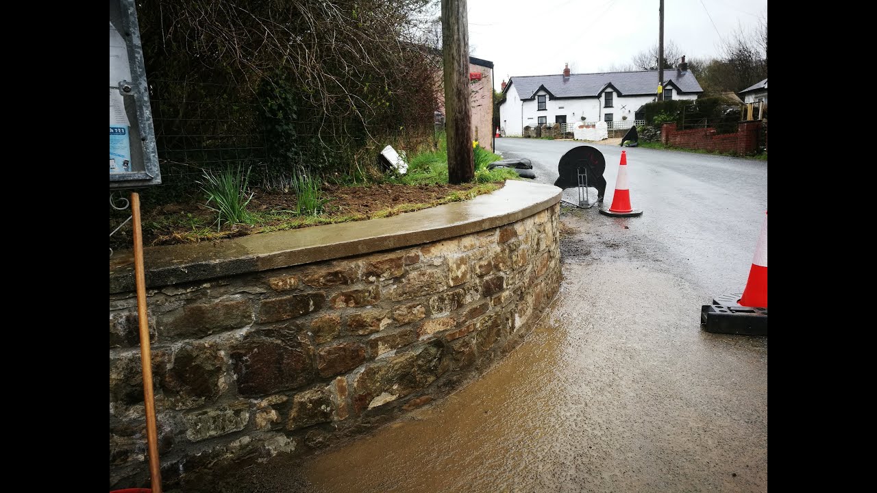 How to cast a curved concrete coping. - YouTube