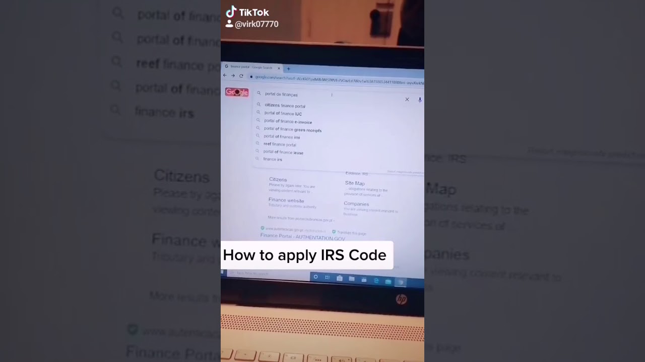 How To Apply Irs Code In Portugal YouTube how-to-apply-irs-code-in-portugal-youtube