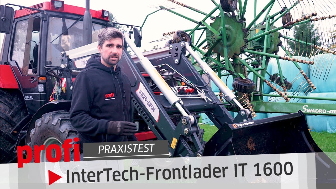 Hoch hinaus! Intertech Frontlader - YouTube