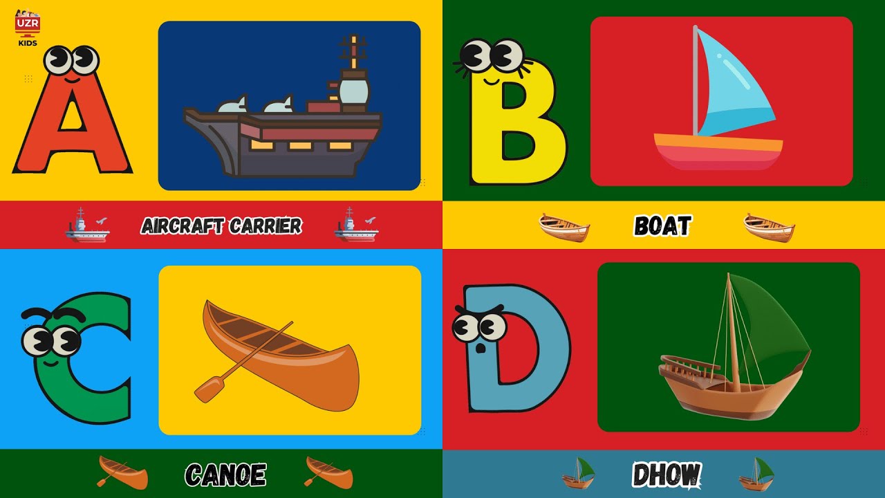 🚢 A to Z Water Vehicles Song | Learn Boats & Ships for Kids! 🌊🎶 | #abcd ...