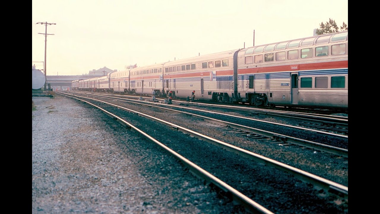 Amtrak Sunset Limited Westbound Southern California 1970's Color, Sound ...