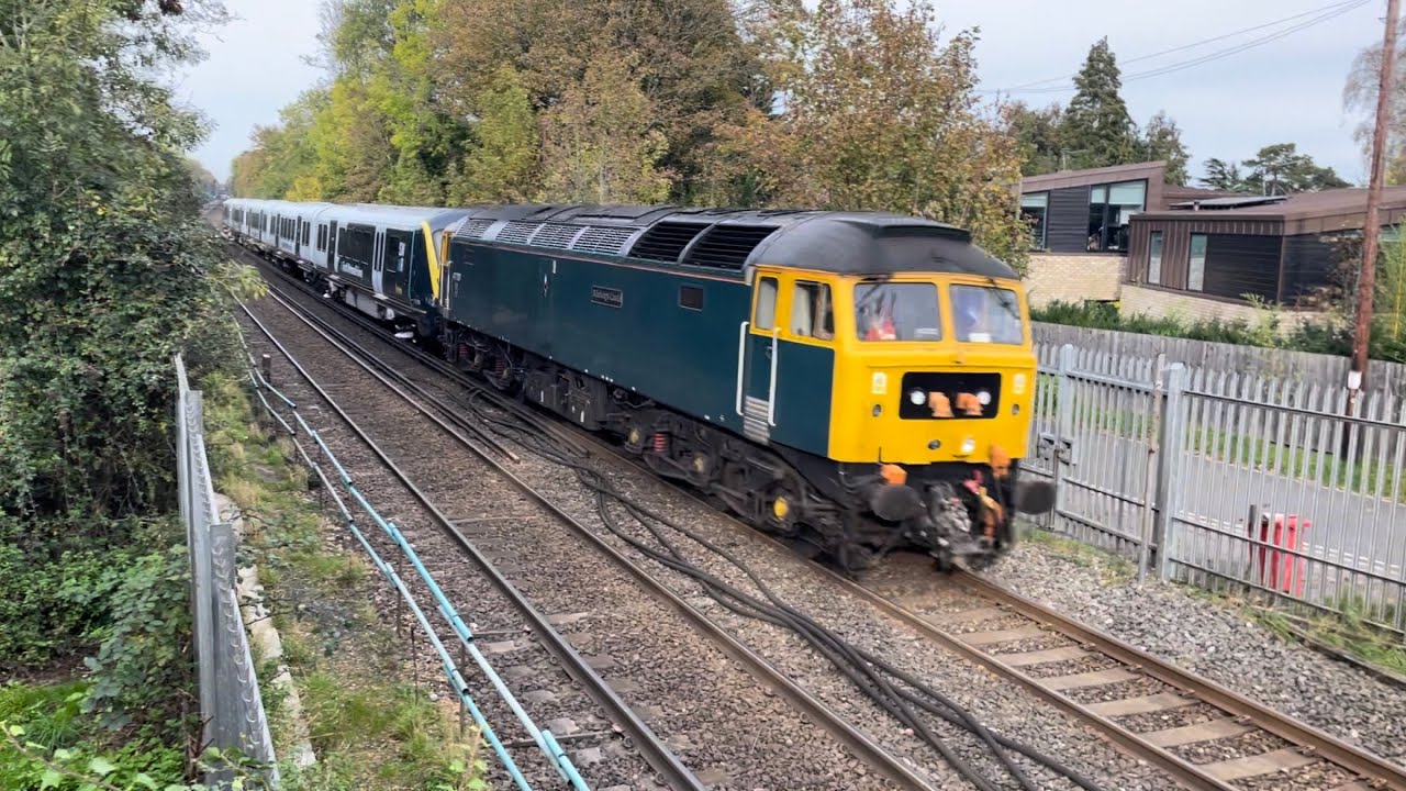 Class 47 + 701 | 47727 + 701518 | GB Railfreight / SWR - YouTube