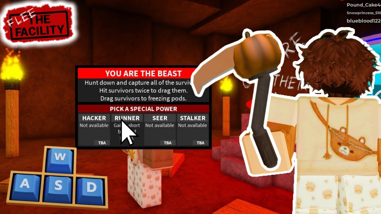 Tocando Terror de Fera no PC - Flee The Facility (Roblox) - YouTube