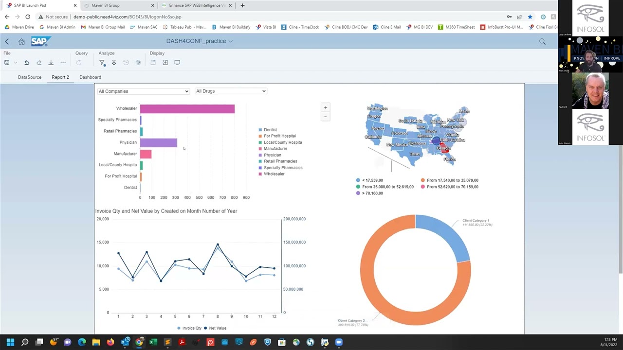 Why go to BusinessObjects BI4.3? Webi Presentation Mode! A Story! - YouTube