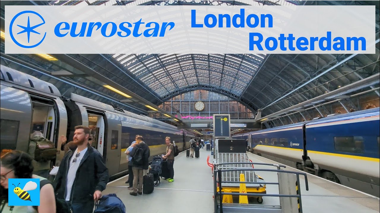 4K Eurostar || London to Rotterdam || High Speed Rail - YouTube
