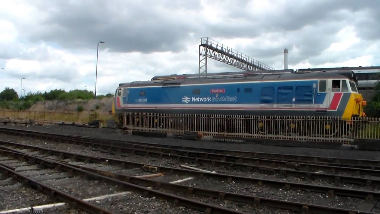 NSE Class 50, 50017 Royal Oak at Tyseley Locomotve Works 27th June 2015 ...