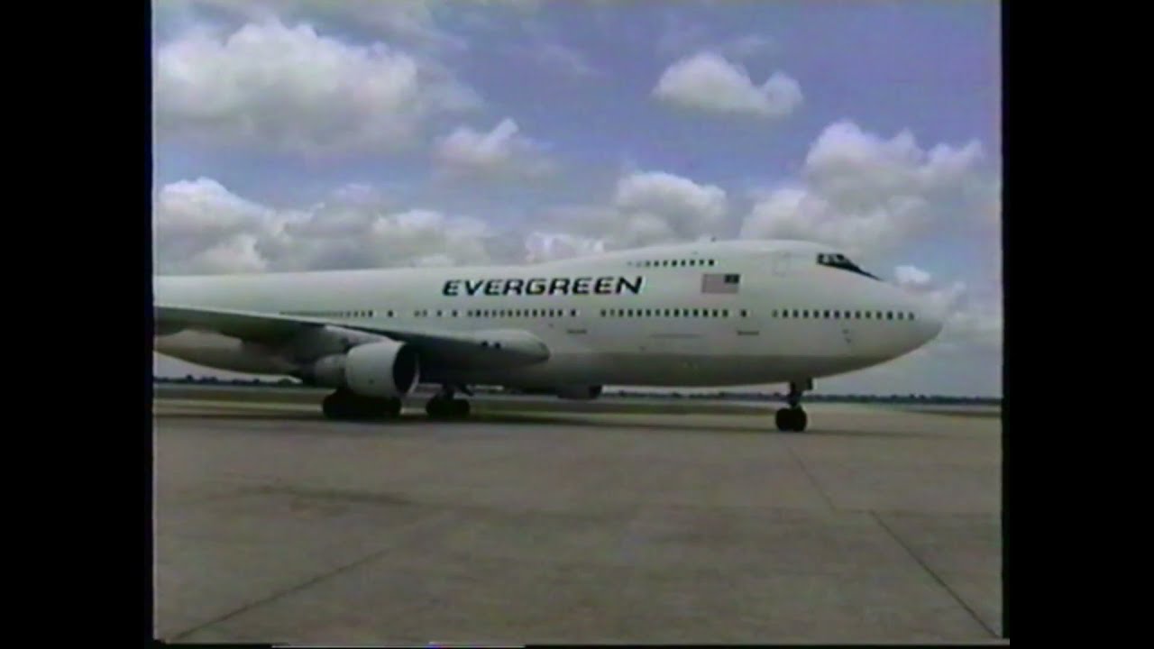 Boeing 747-100F Evergreen - YouTube