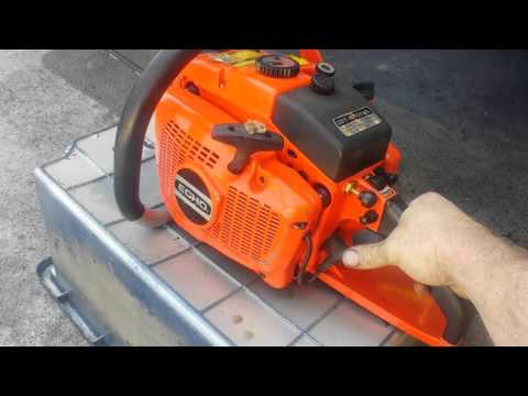 Echo cst 610 evl (twin cyclinder) - YouTube