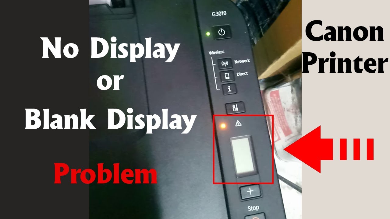 Canon Blank Display Problem l Display not Working/Showing l No Display ...