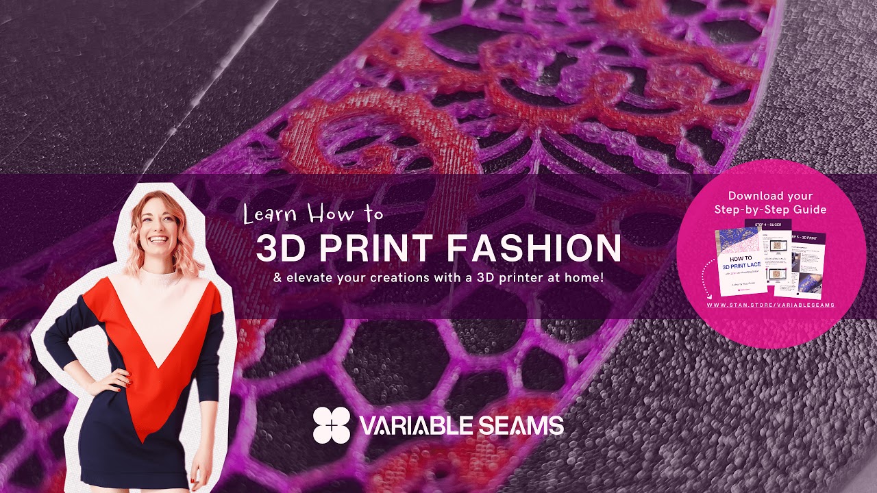 How to 3D Print Fabric Lace Webinar - YouTube