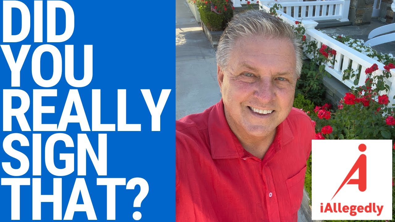 Did You Really Sign That? - YouTube