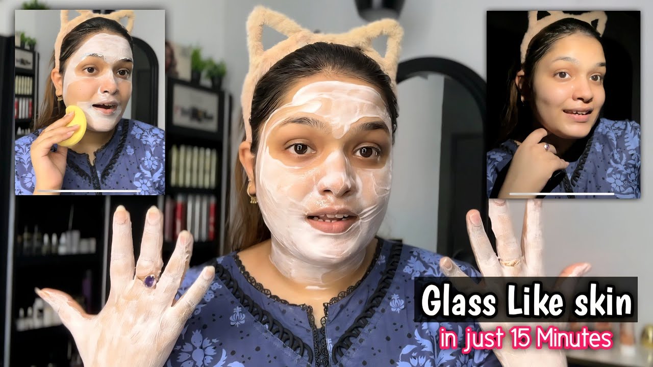 Get Flawless Glass Skin in 15 Minutes | Natural Skincare Hack - YouTube
