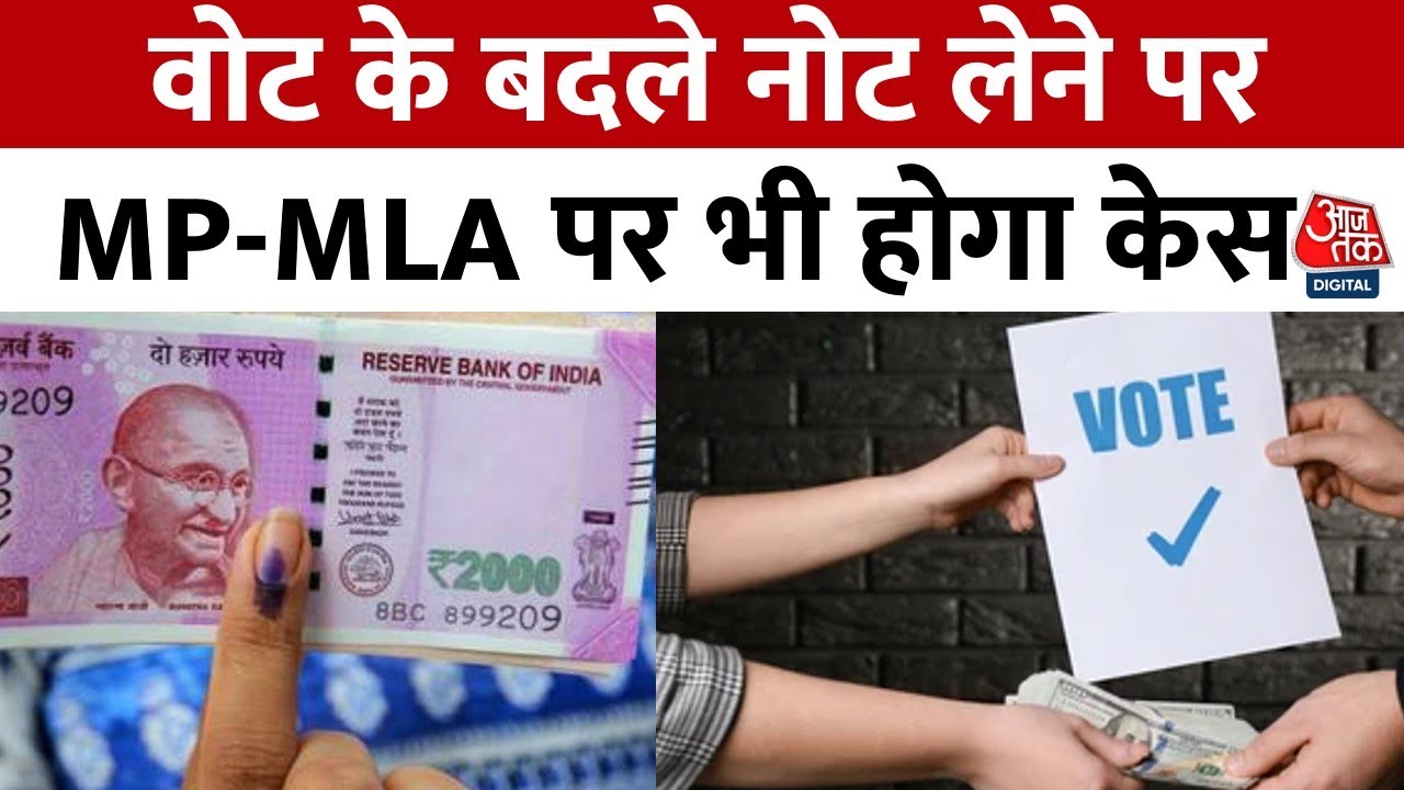 Vote For Note Case: वोट के बदले नोट केस में 1998 का सुप्रीम कोर्ट ने ...