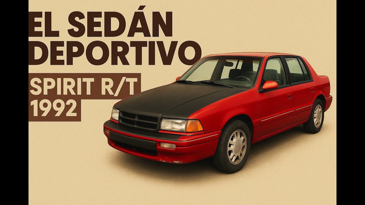 Spirit RT 1992 , "EL sedan mas deportivo de los 90s" , reseña en ...
