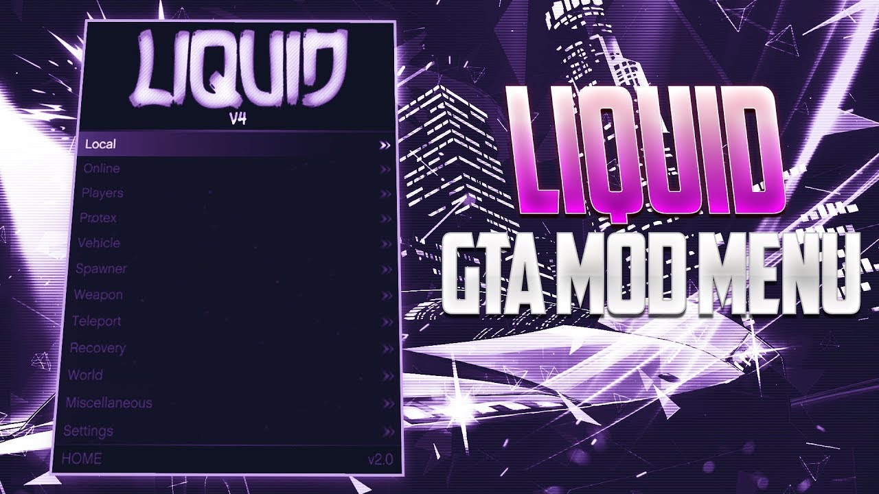 Liquid Mod Menu - GTA 5 Online UPDATE | FREE Mod Menu 2024 - YouTube