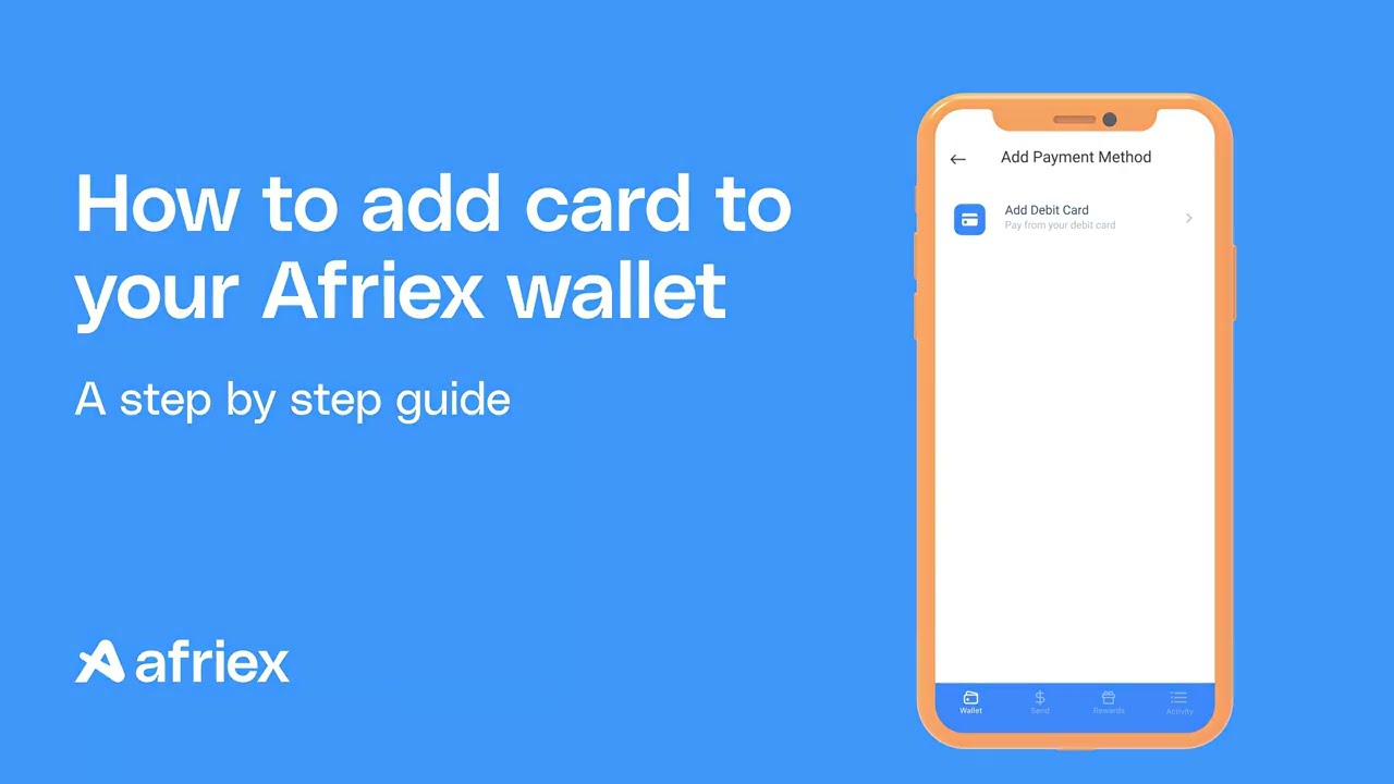 How to Add Card to Your Afriex Wallet | Afriex Money Transfer App - YouTube