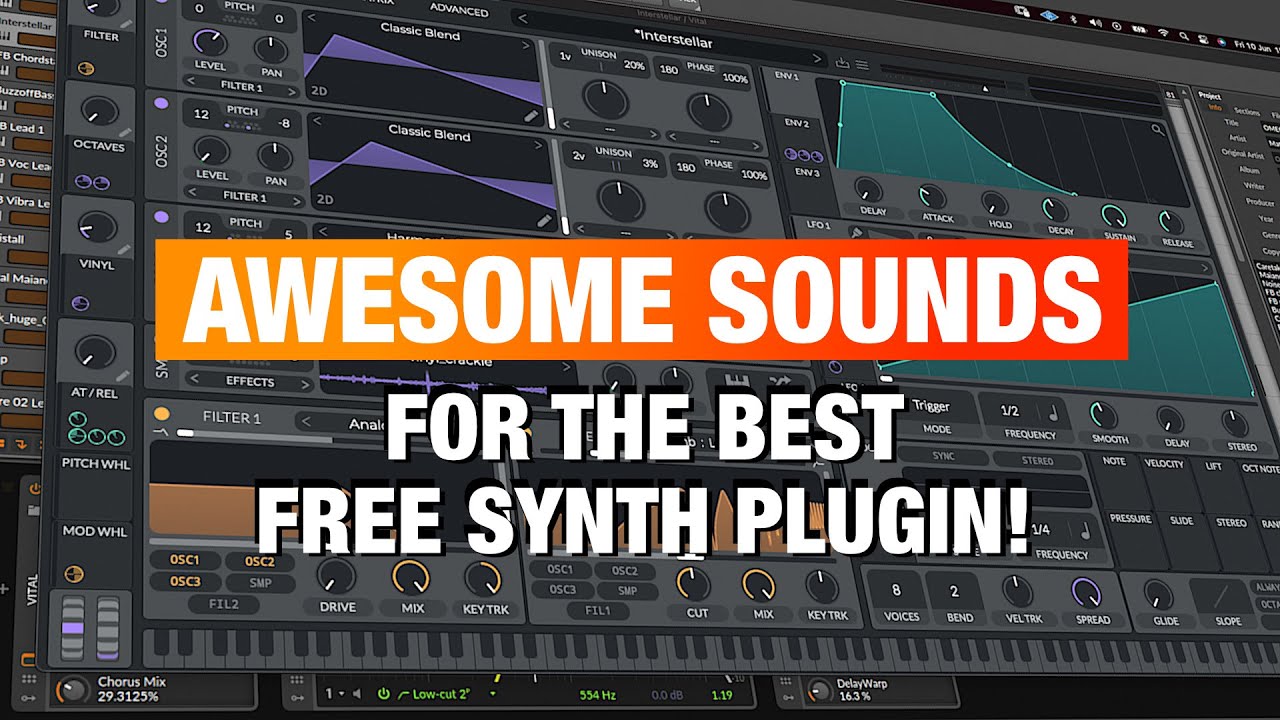 OMEGA Preset Pack for VITAL Synth the Best Free Synth Plugin - YouTube