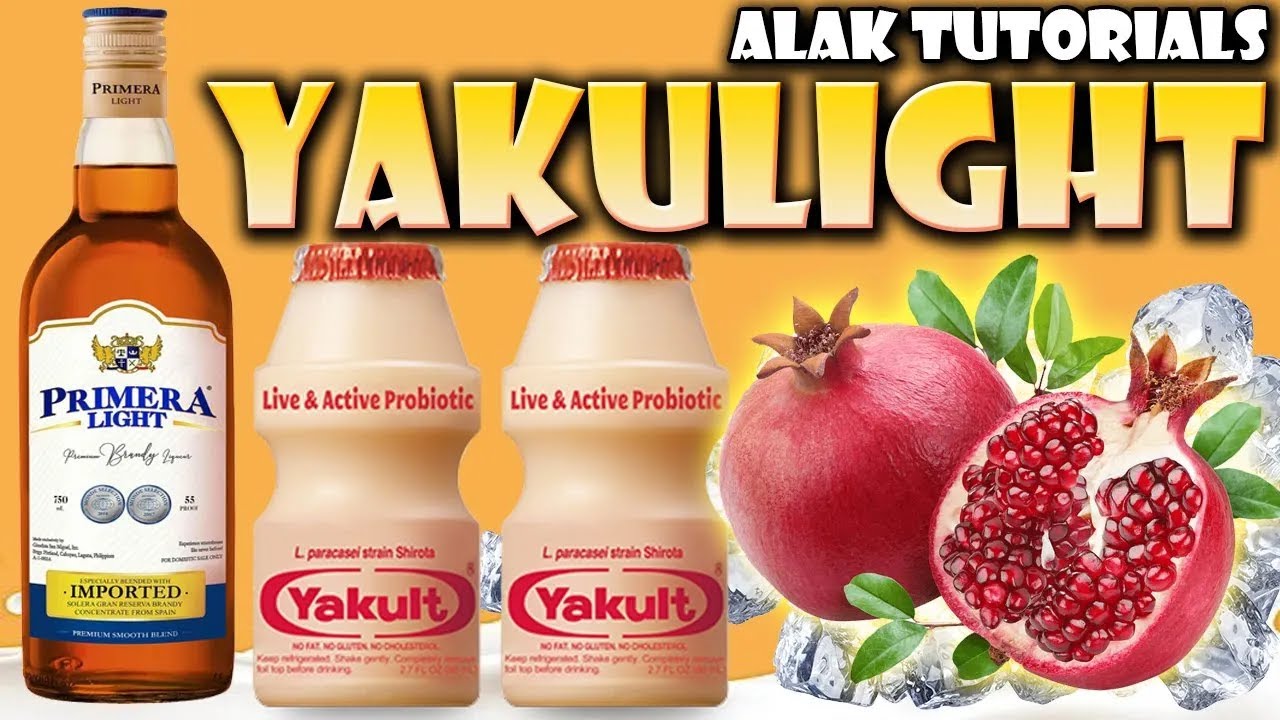 YAKULIGHT Primera Light Brandy Mix Pinoy Cocktail | Alak Tutorials 340 ...