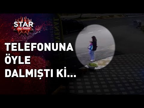 Karşıdan Karşıya Geçerken Telefonuna Bakan Genç Kıza Araba Çarptı!