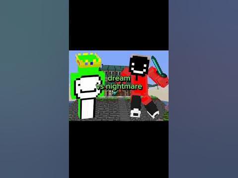 dream vs nightmare dream in minecraft world #shorts #dream #2023 - YouTube