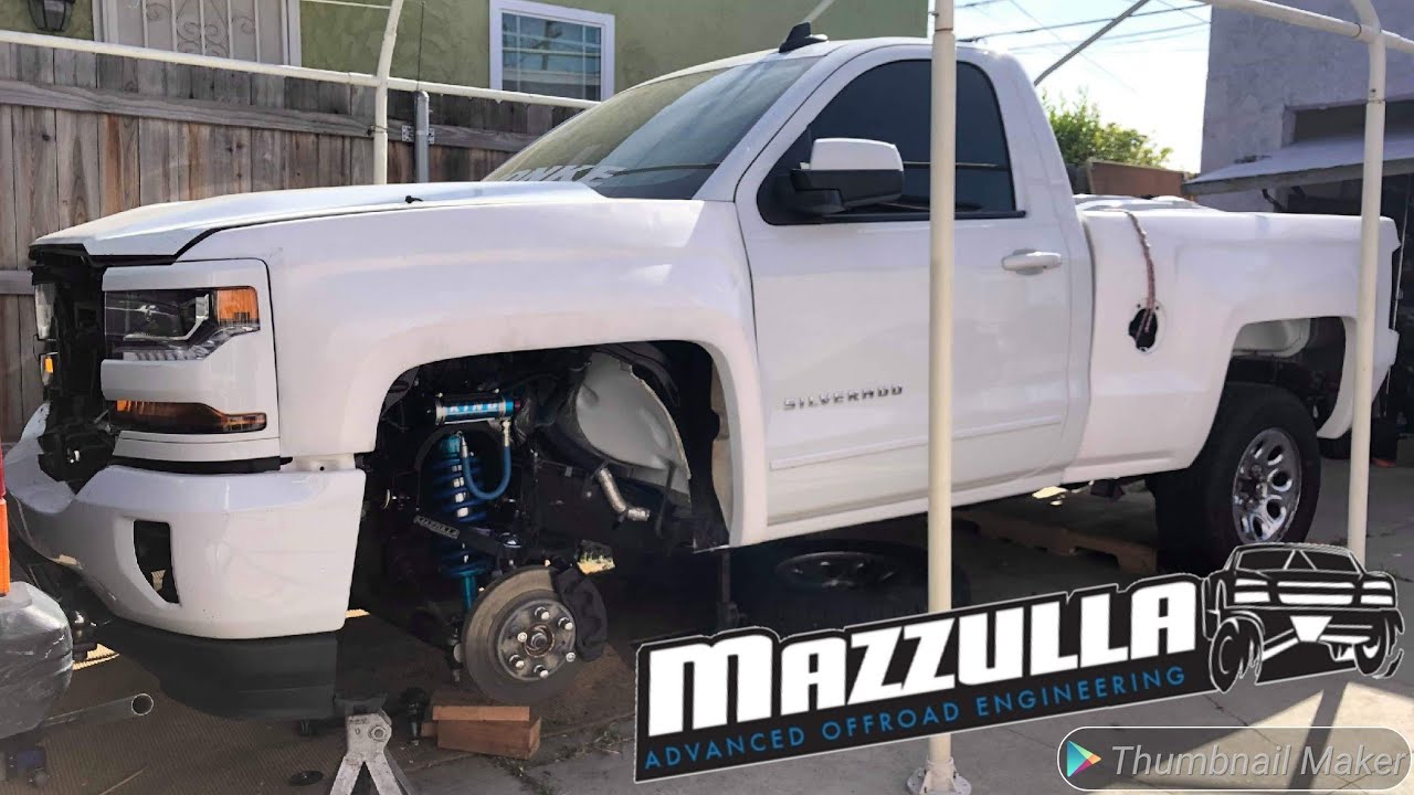 Mazzulla Billet Upper Control Arm Install On A 2016 Silverado Z71 - YouTube